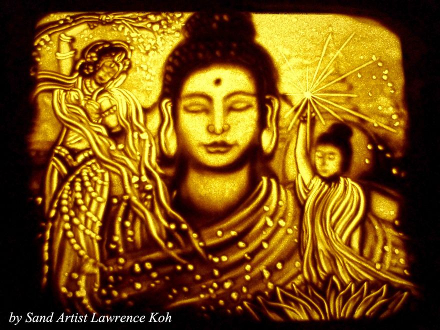 “Heavenly Nepal ” A Sand Art Film To Nepal By Lawrence Koh From ...