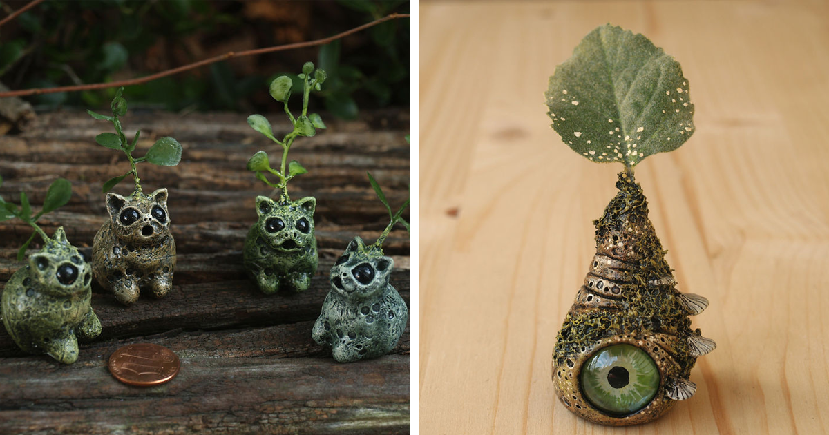 I Make Tiny Monsters Inspired By Nature Out Of Polymer Clay (30 New ...