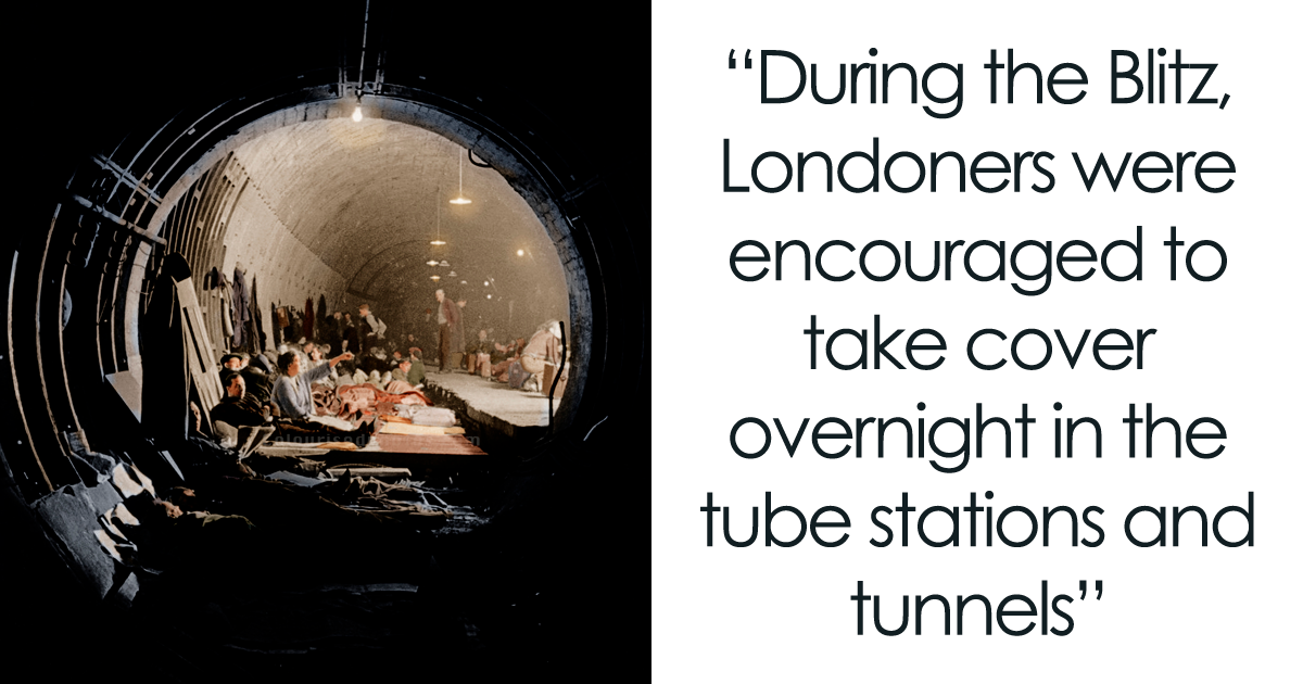 I Bring Old Photos Of The London Underground During The 1940-1941 Blitz ...