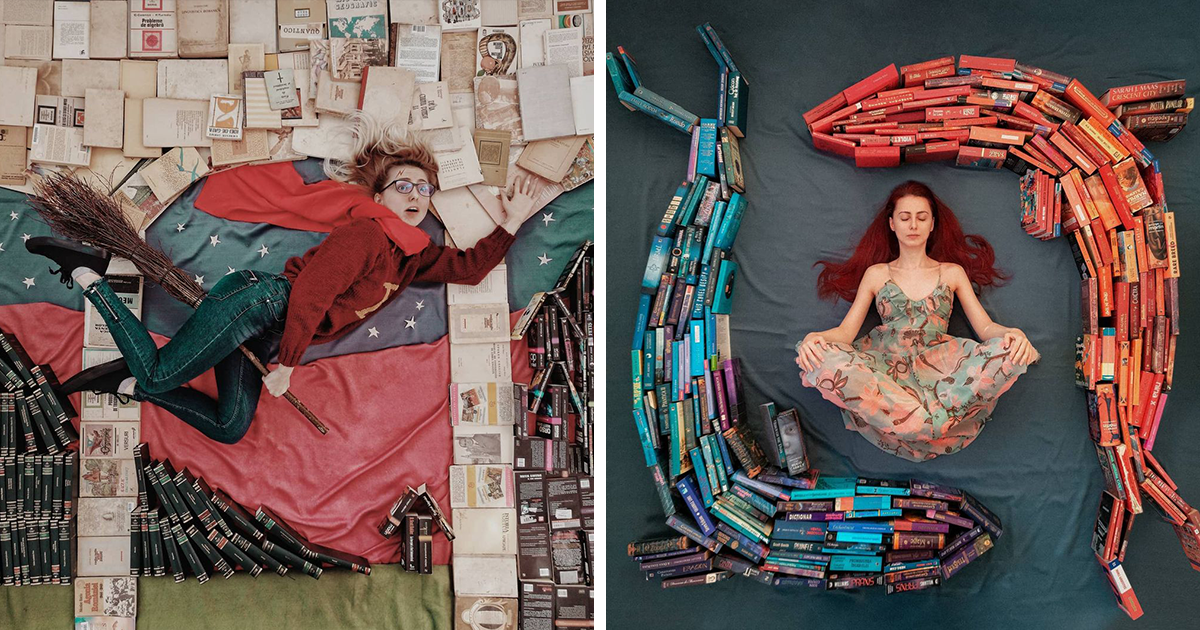 Bibliophile And Photographer Combines Two Hobbies In 30 Impressive ...