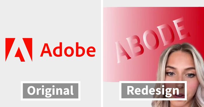 Woman Mocks 13 Iconic Logos By Comically Redesigning Them, Some End Up ...