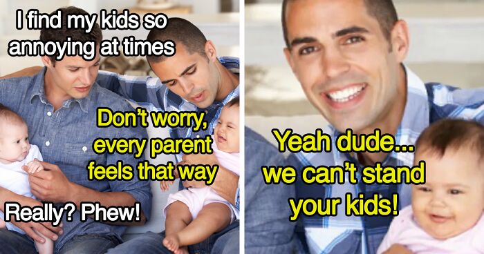 People Are Adding Dad Jokes To Cringy Stock Pics, And Here Are The 40 ...