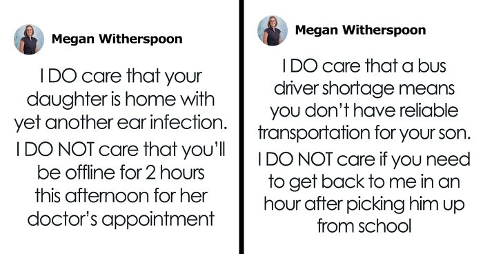 Manager Lists All The Things She Does And Doesn’t Care About Employees ...