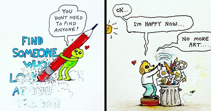 70 Comics That Breach The Topics Of Depression, Love And Hope By Bjenny ...