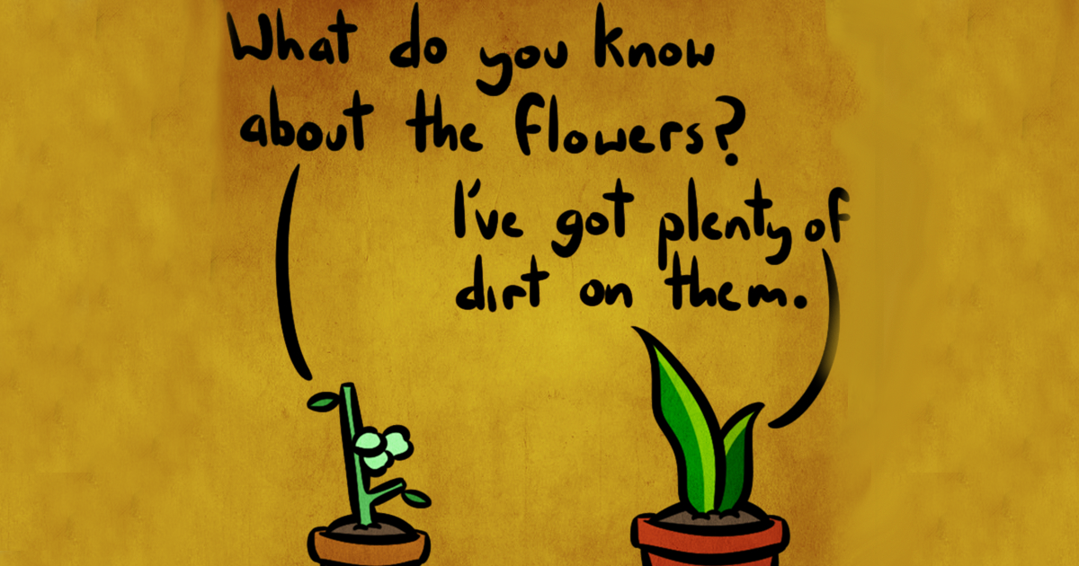 I Make One Panel Comics Starring A Snake And Goose Plants, And Here Are ...