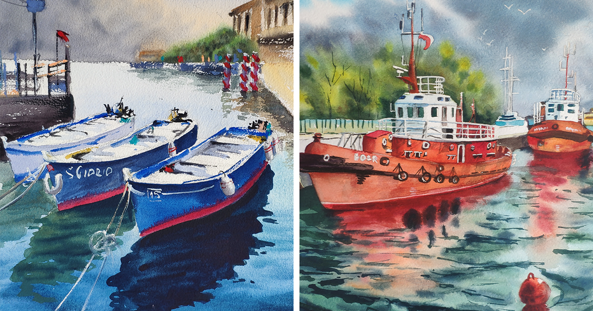 I Create Paintings Of My Favorite Subject – The Sea (25 Pics) | Bored Panda