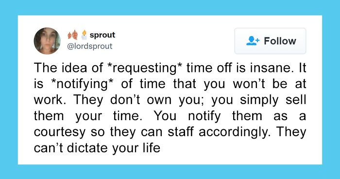 35 Times People Asked For Time Off At Work But Were Met With Awful ...
