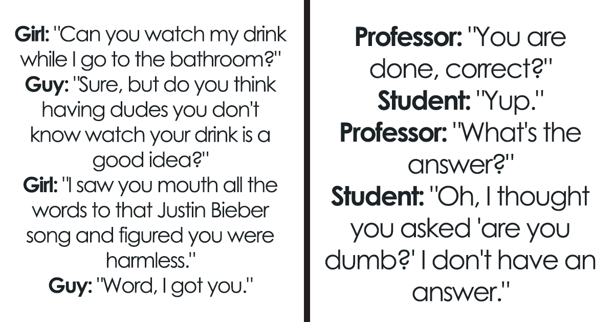 30 Funny Conversations That People Overheard At University And Decided ...