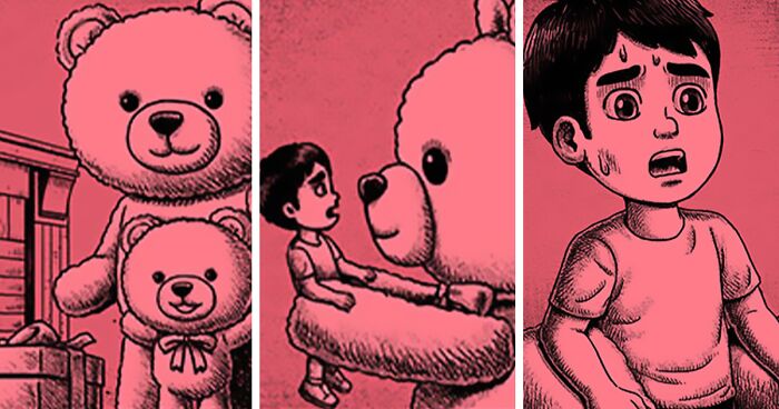 This Artist Creates Horror-Style Comics With Creepy Endings (30 New ...