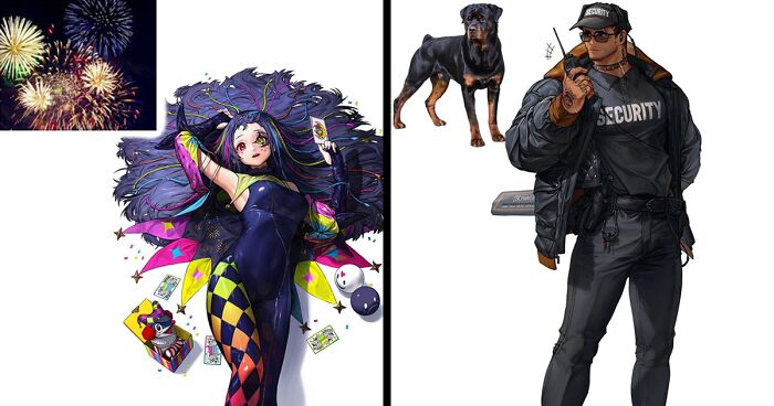 Artist Reimagines Various Things As Cartoon Characters (40 New Pics)