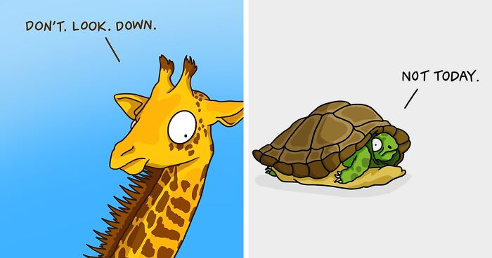 30 Funny And Relatable “Anxious Animals” Comics | Bored Panda