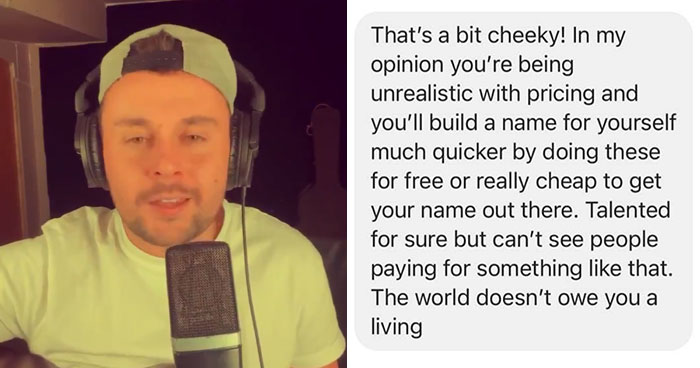 Artist Shares What Kind Of Choosing Beggars He Encounters By Posting ...