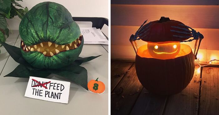 50 Times People Took Halloween Pumpkin Carving To A Whole New Level And ...