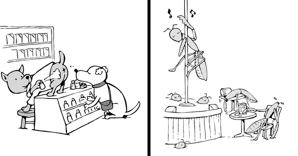 This Artist Makes Humorous One-Panel Comics Without Dialogue (30 New ...