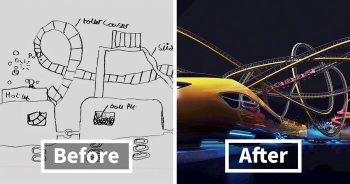 Our Company Asked Kids To Draw Their Dream Trains And Turned Them Into ...