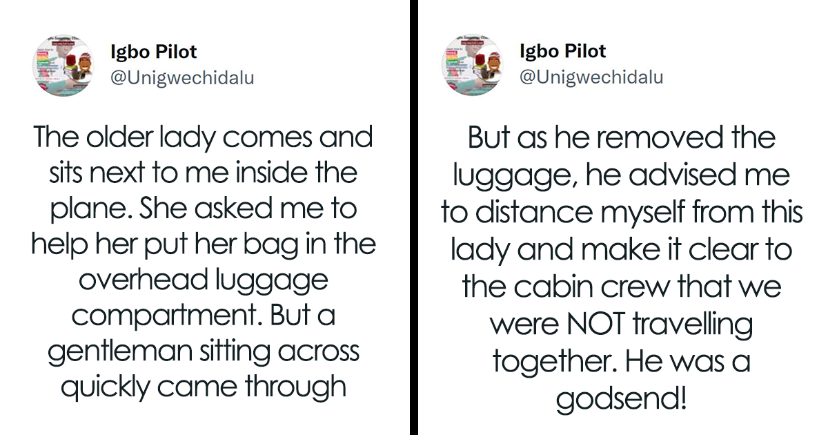 Woman Advises People To Be Alert About Overly Friendly Chatty Seatmates ...