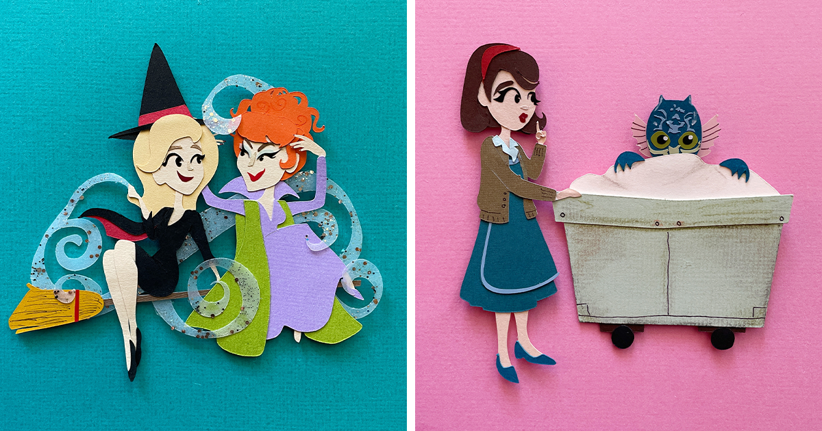 I Recreated My Favorite Spooky Characters Using Paper Art (38 Pics ...