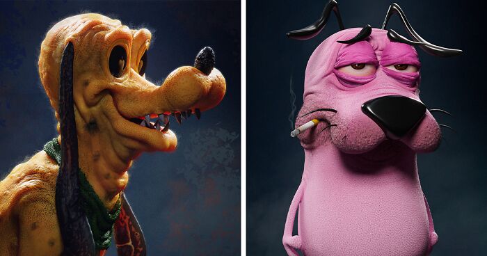 Digital Artist Creates Terrifying Versions Of Popular Characters To ...