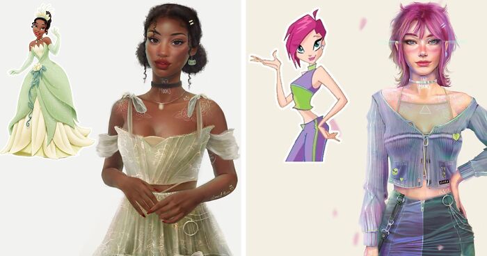 Famous Cartoon Characters Look Like Modern-Day Grown-Ups In 14 ...