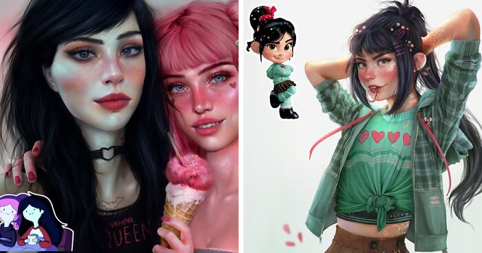 Famous Cartoon Characters Look Like Modern-Day Grown-Ups In 14 ...