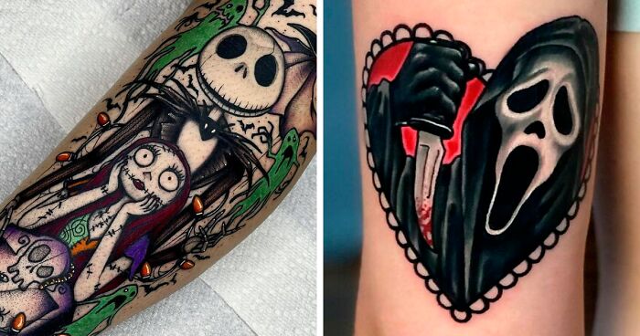 35 Times Horror Lovers Got Spooky Halloween Tattoos, And They Worked ...