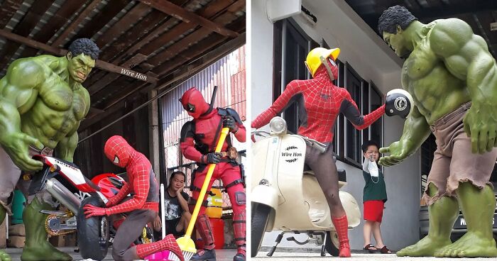 Folks Are Cracking Up At These 30 Forced Perspective Photos Of Action ...