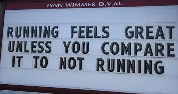 30 Of The Funniest Outdoor Signs From This Vet Clinic To Make You Crack ...