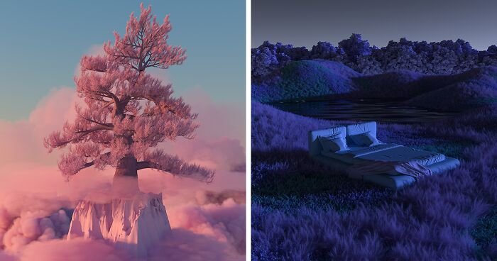 My 16 Soothing And Dreamlike 3D Landscapes | Bored Panda