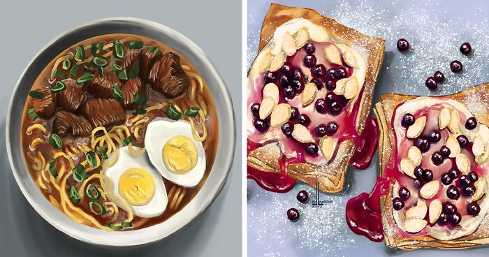 I Illustrate Dishes That Will Probably Make You Hungry (30 Pics ...