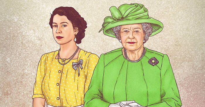 This Artist Drew Celebrities With The Younger Versions Of Themselves ...