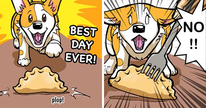 Adventures Of Living With Two Rescue Dogs: 26 Comics I’ve Made
