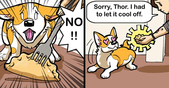 Adventures Of Living With Two Rescue Dogs: 26 Comics I’ve Made