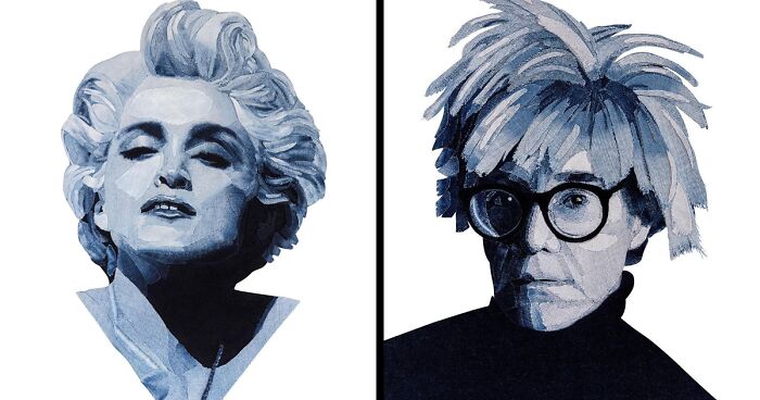 15 Denim Portraits Of Celebrities And Famous Personalities By Ian Berry ...