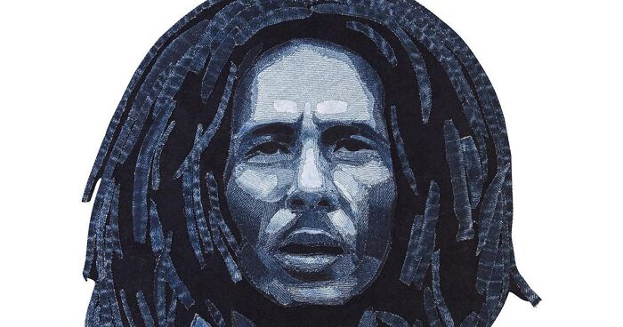 15 Denim Portraits Of Celebrities And Famous Personalities By Ian Berry ...