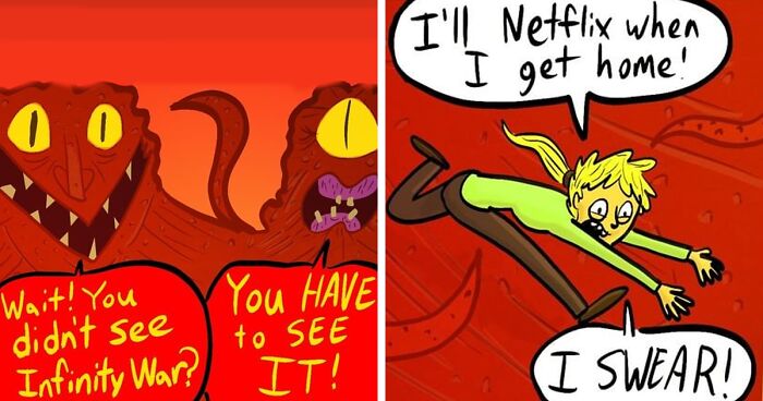 30 Hilariously Twisted Comics By “Cat Trigger”