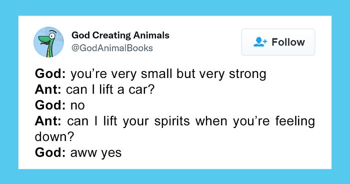 Here’s What God Must’ve Told The Animals While He Was Creating Them (30 ...