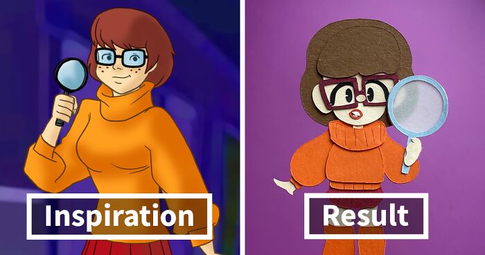 I Made Paper Art Of 26 Popular Characters For Each Letter Of The Alphabet