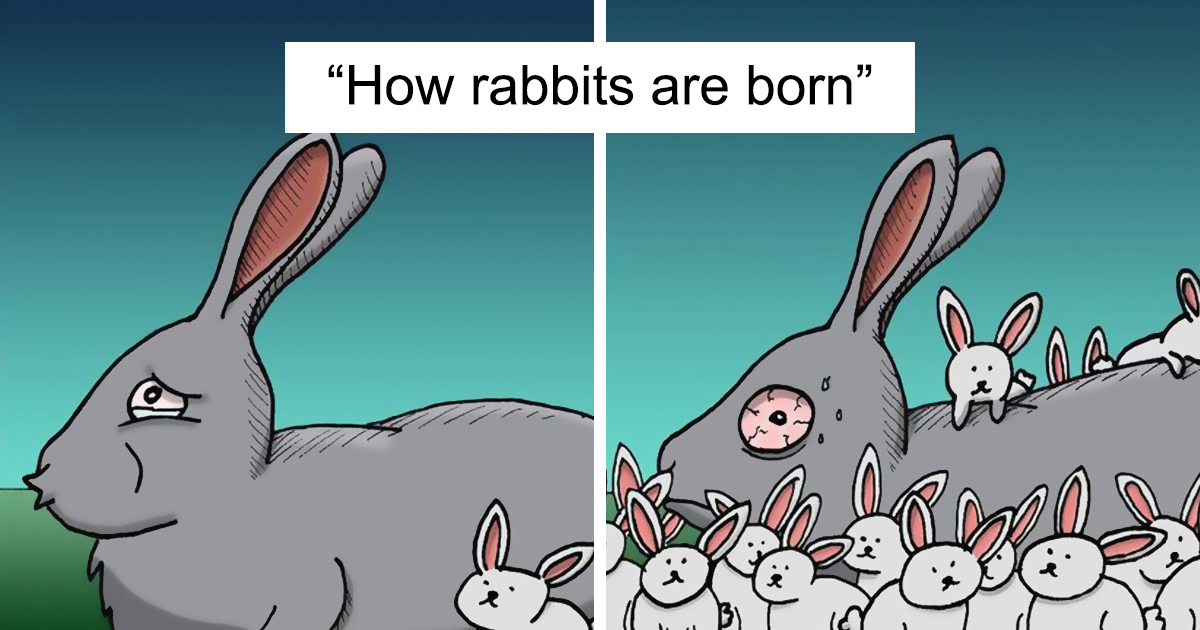 This Artist Makes Comics About Absurd And Fun Situations That Might ...