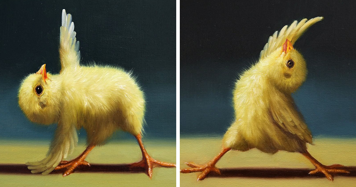 Artist Paints Chicks Doing Yoga Poses, And Here Are The Best 15 Pics ...