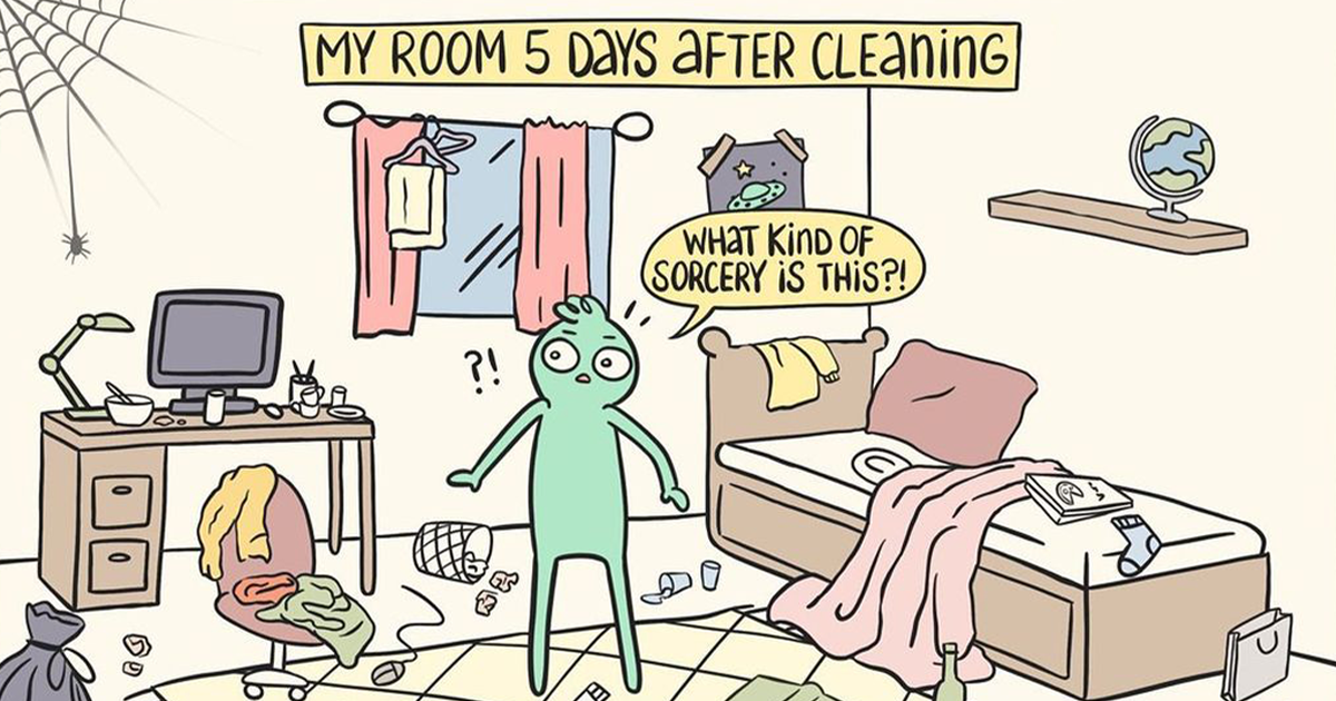 Artist Illustrates Their Daily Struggles With ADHD In These 24 Comics ...