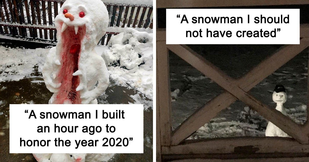 50 Of The Best Snowman Designs Ever | Bored Panda