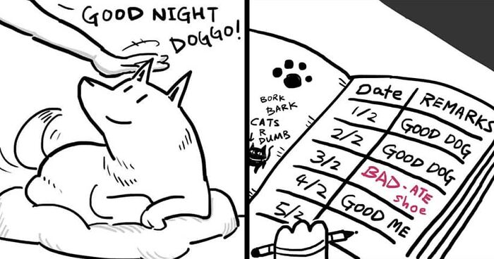 30 Comics That Show What Living With A Dog Is Really Like, By Xibang