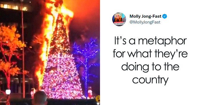 Someone Sets The Fox News Christmas Tree On Fire, And Here’s How The ...