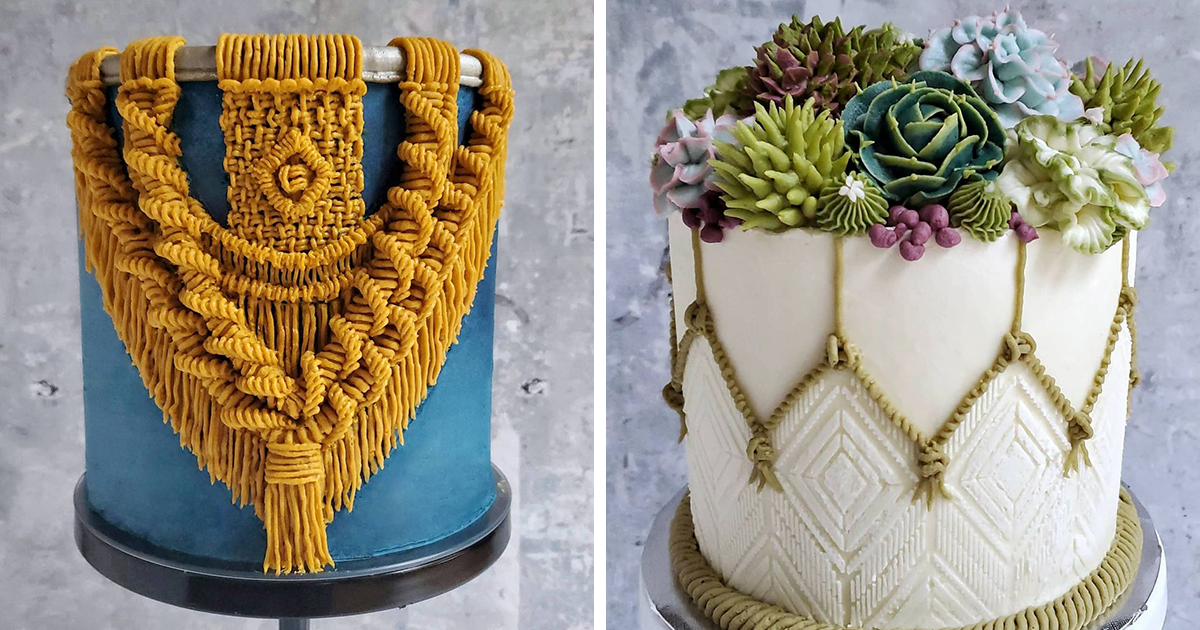 60 Decorated Cakes That Like They’ve Been Embroidered By This Food ...