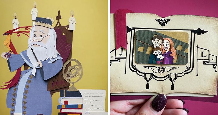 27 Paper Art Creations Based On Harry Potter Characters Done By Me ...