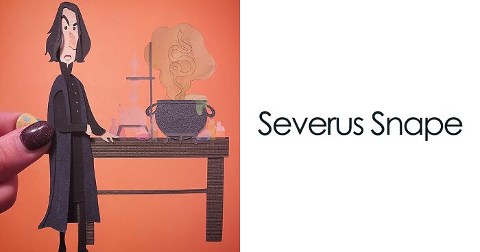 27 Paper Art Creations Based On Harry Potter Characters Done By Me ...