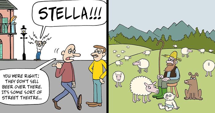 This Comics Artist Illustrates Absurd And Fun Situations That Might ...