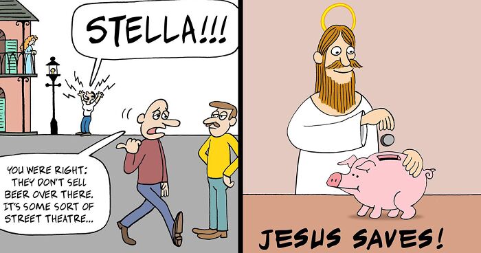 This Comics Artist Illustrates Absurd And Fun Situations That Might ...