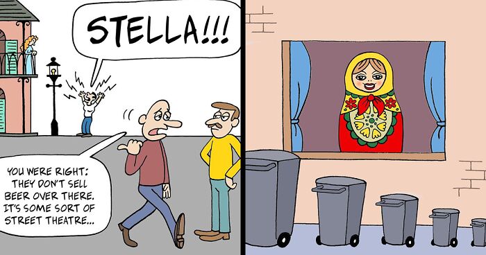 This Comics Artist Illustrates Absurd And Fun Situations That Might ...