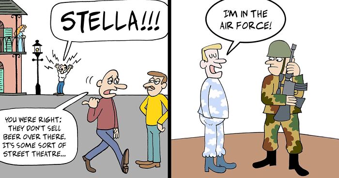 This Comics Artist Illustrates Absurd And Fun Situations That Might ...